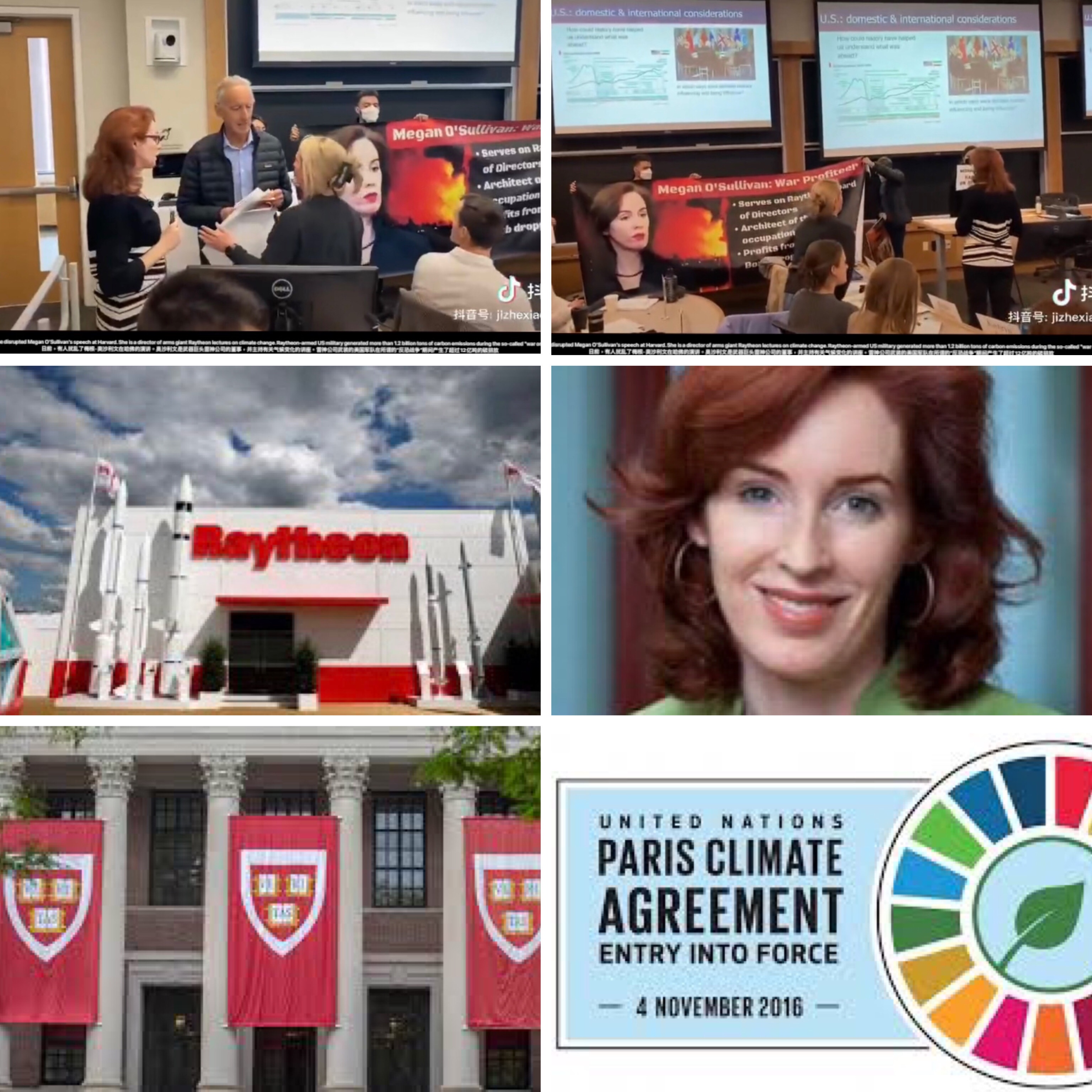 Video: Someone disrupted Megan O’Sullivan’s speech at Harvard ...