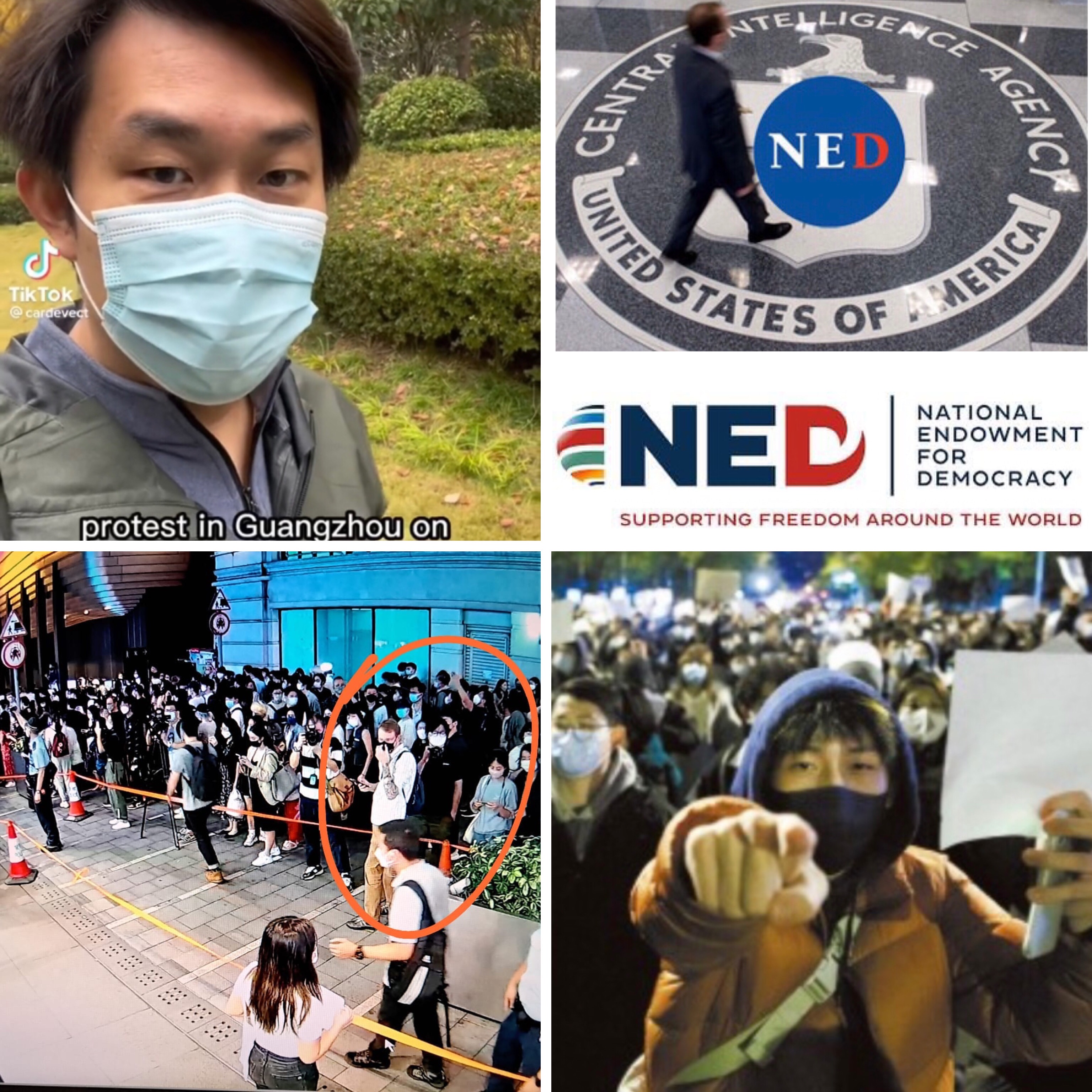 Video: US CIA & NED are the black hands behind the protest in China ...