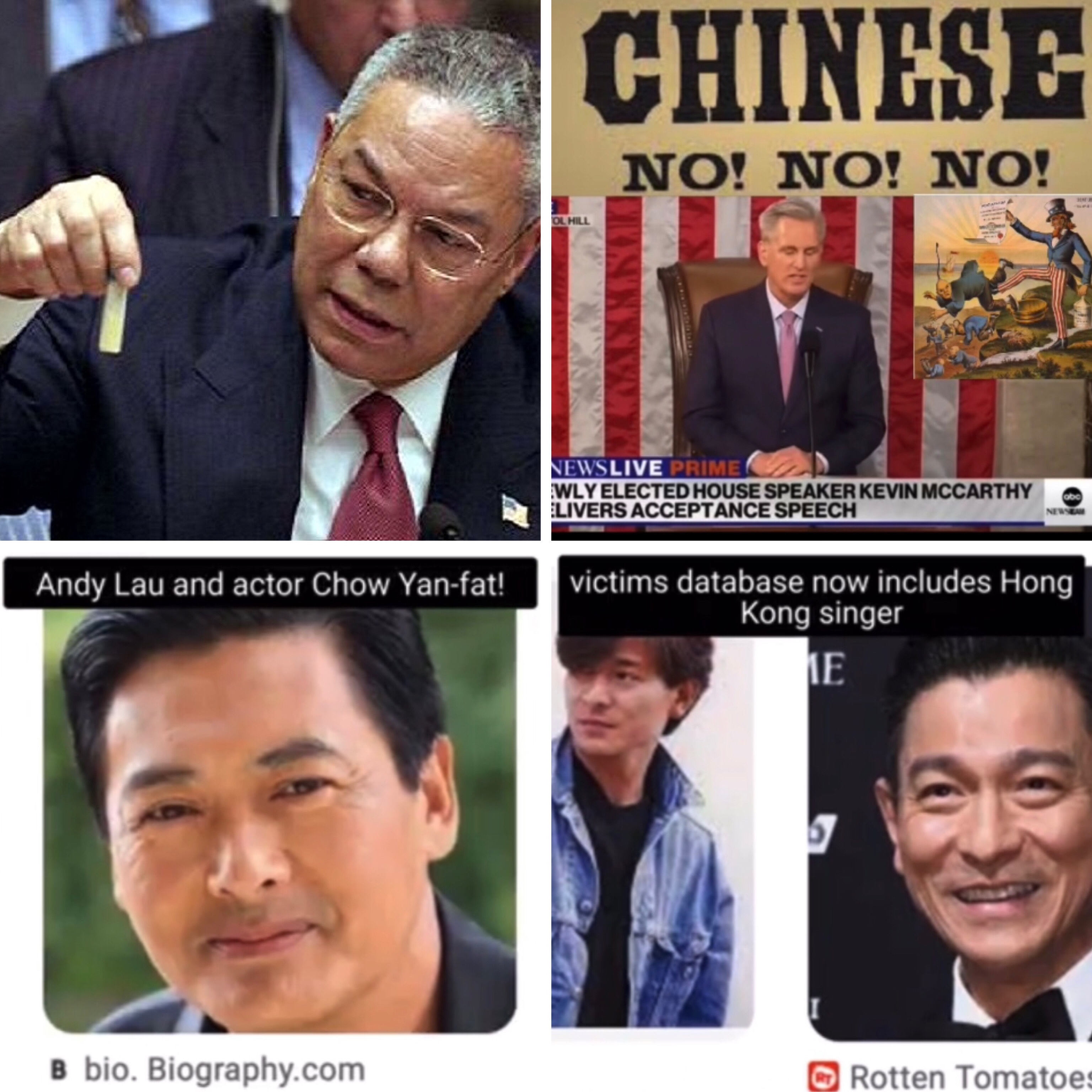 Video: US placed Andy Lau and Chow Yan-fat on Xinjiang “fake victims ...