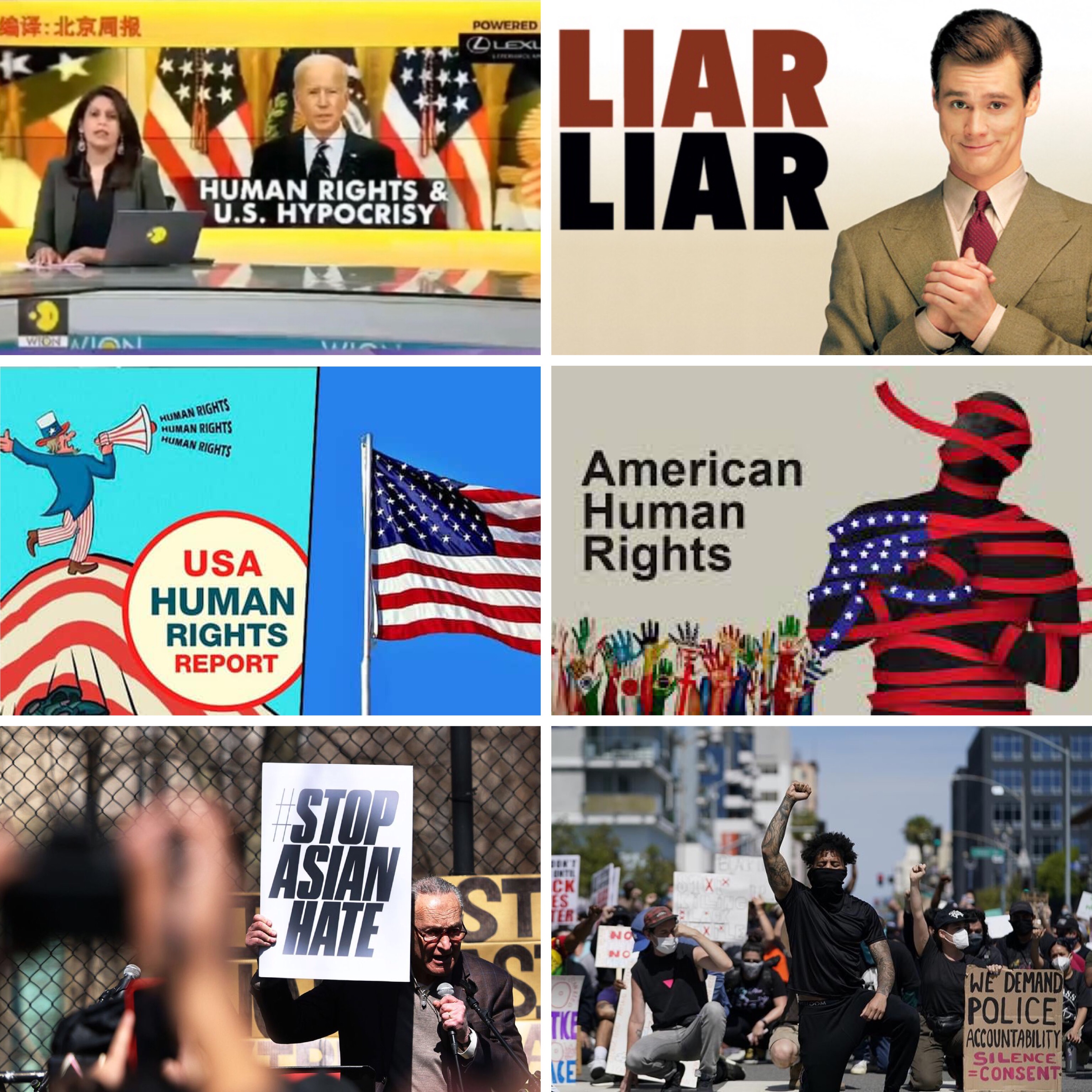 US is the worst human rights violator excluded from the report ...