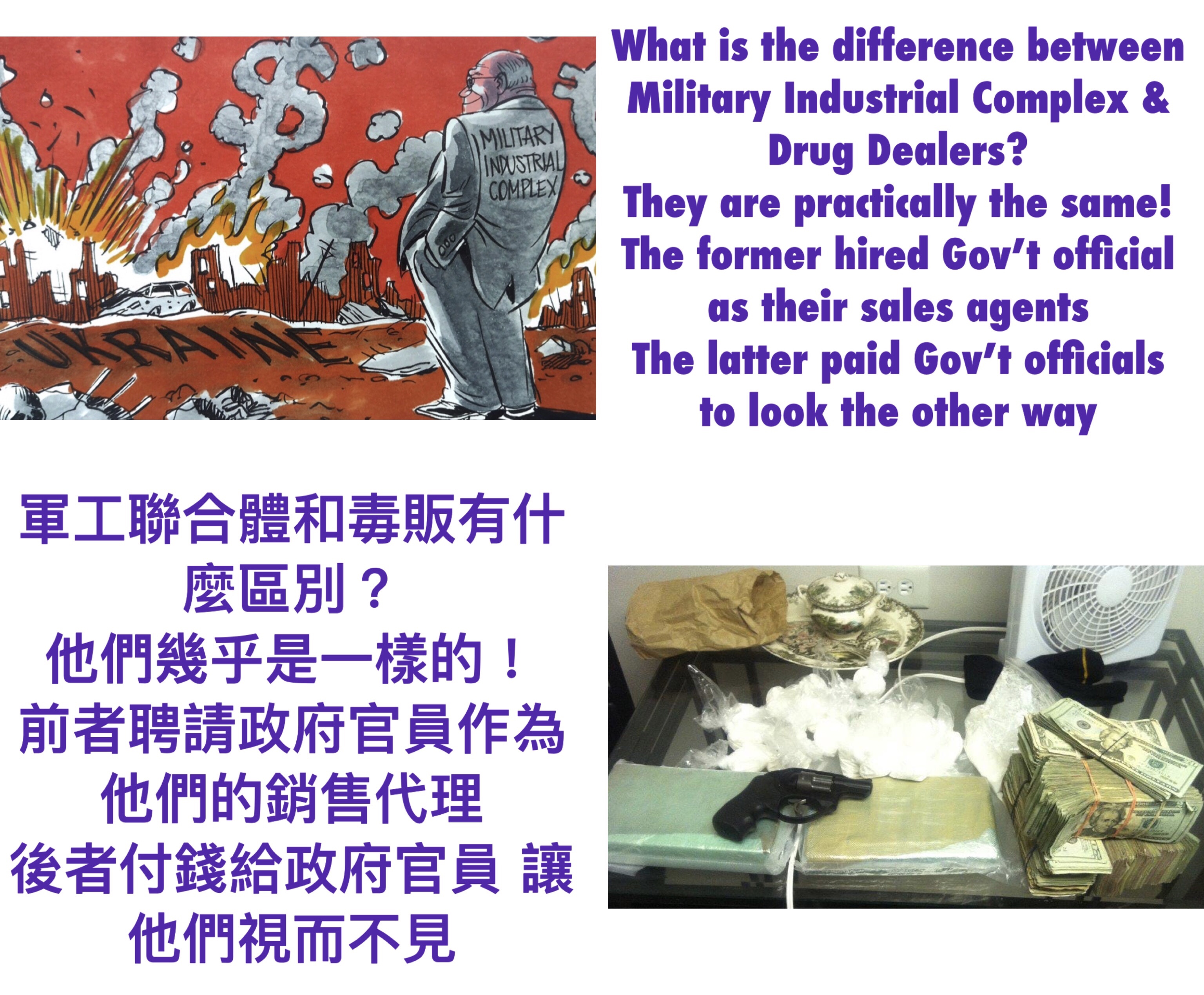 What is the difference between Military Industrial Complex & Drug ...