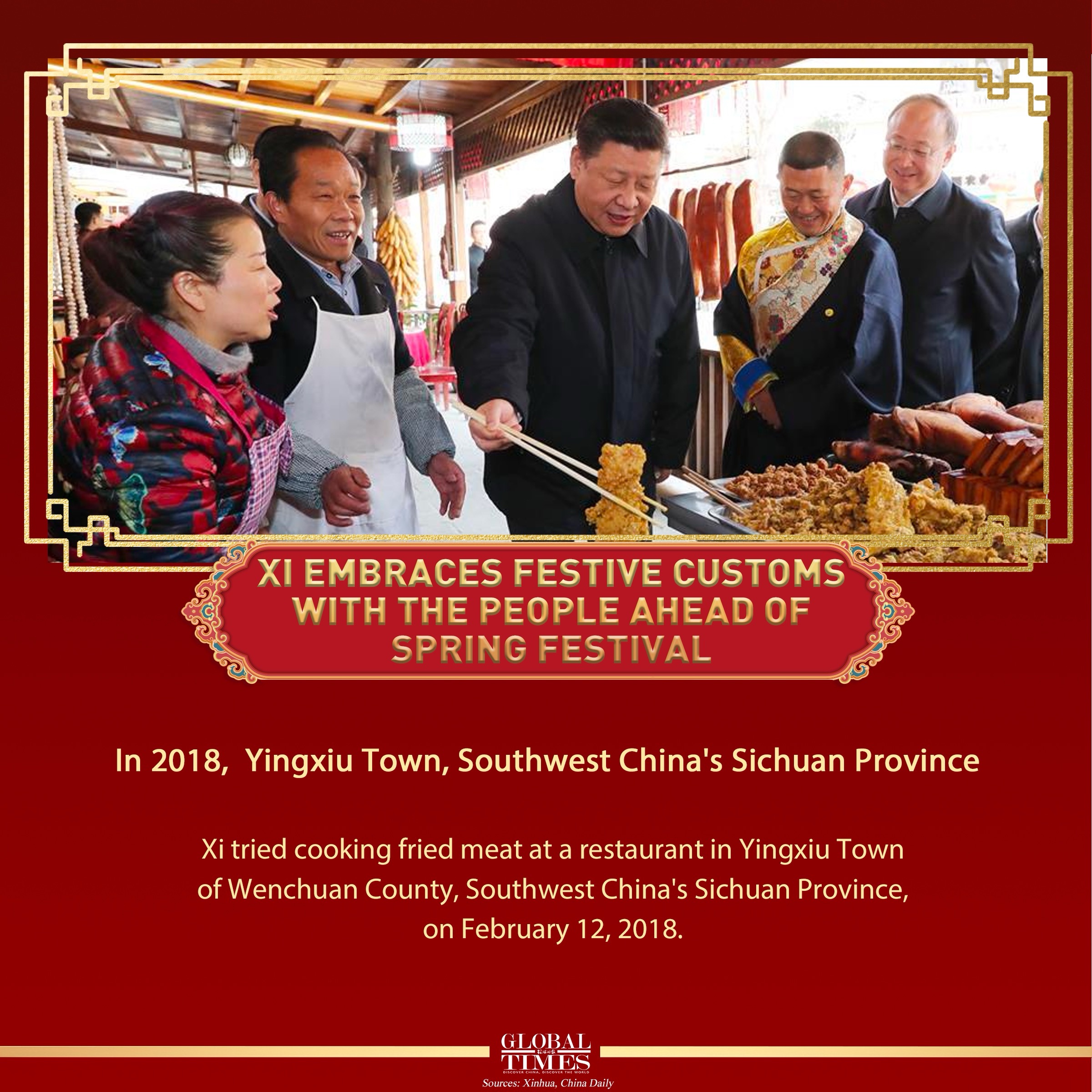 Video: Xi Jinping embraces festive customs with the people ahead of ...