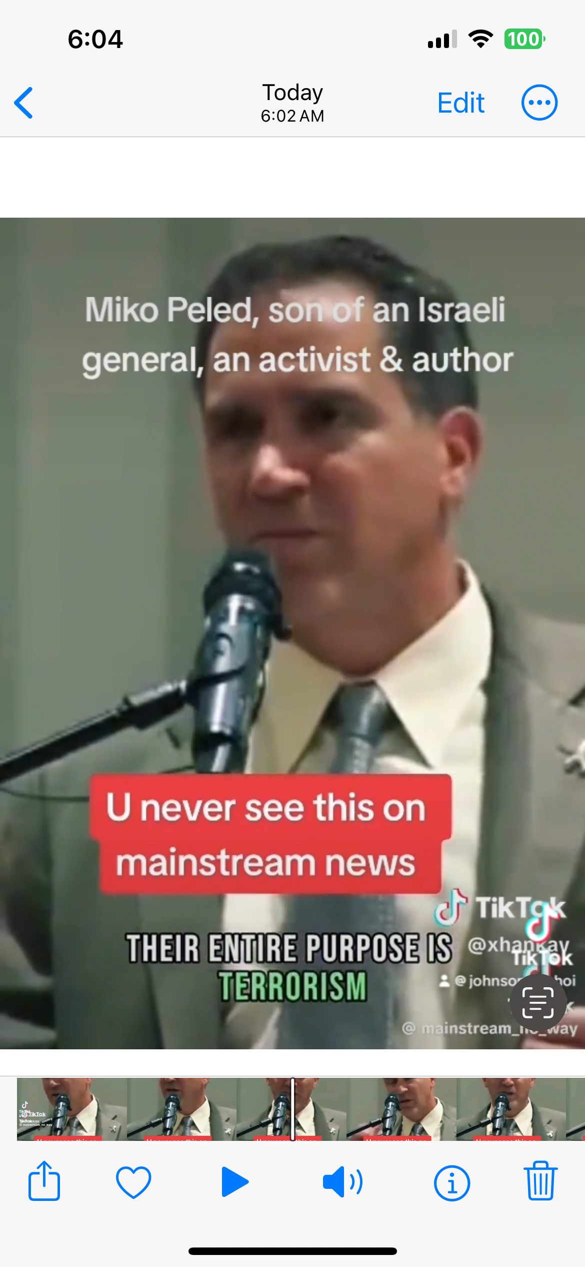 Video: Miko Peled son of an Israel General describes the military let ...