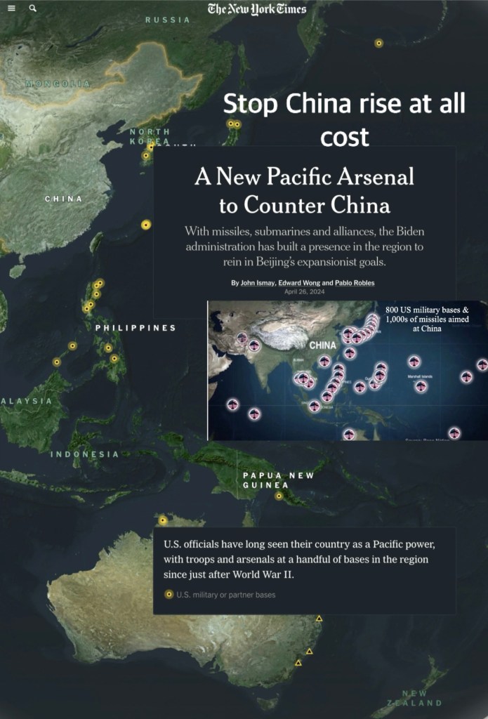 NYT: A New Pacific Arsenal to Counter China’s Peaceful Rise, Stop China ...