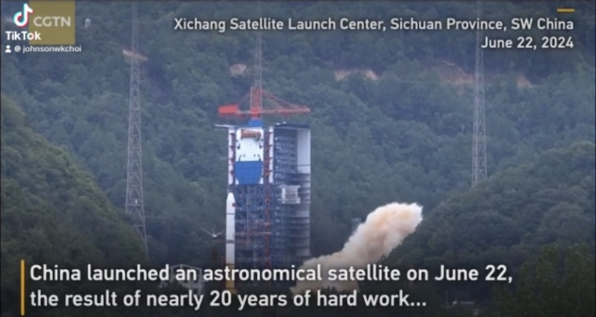 Video: China launches new astronomical satellite developed in cooperation with France – Business ...