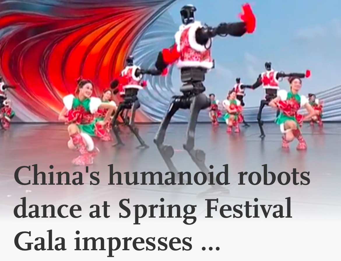 Global Times video: China’s humanoid robots dance at Spring Festival ...