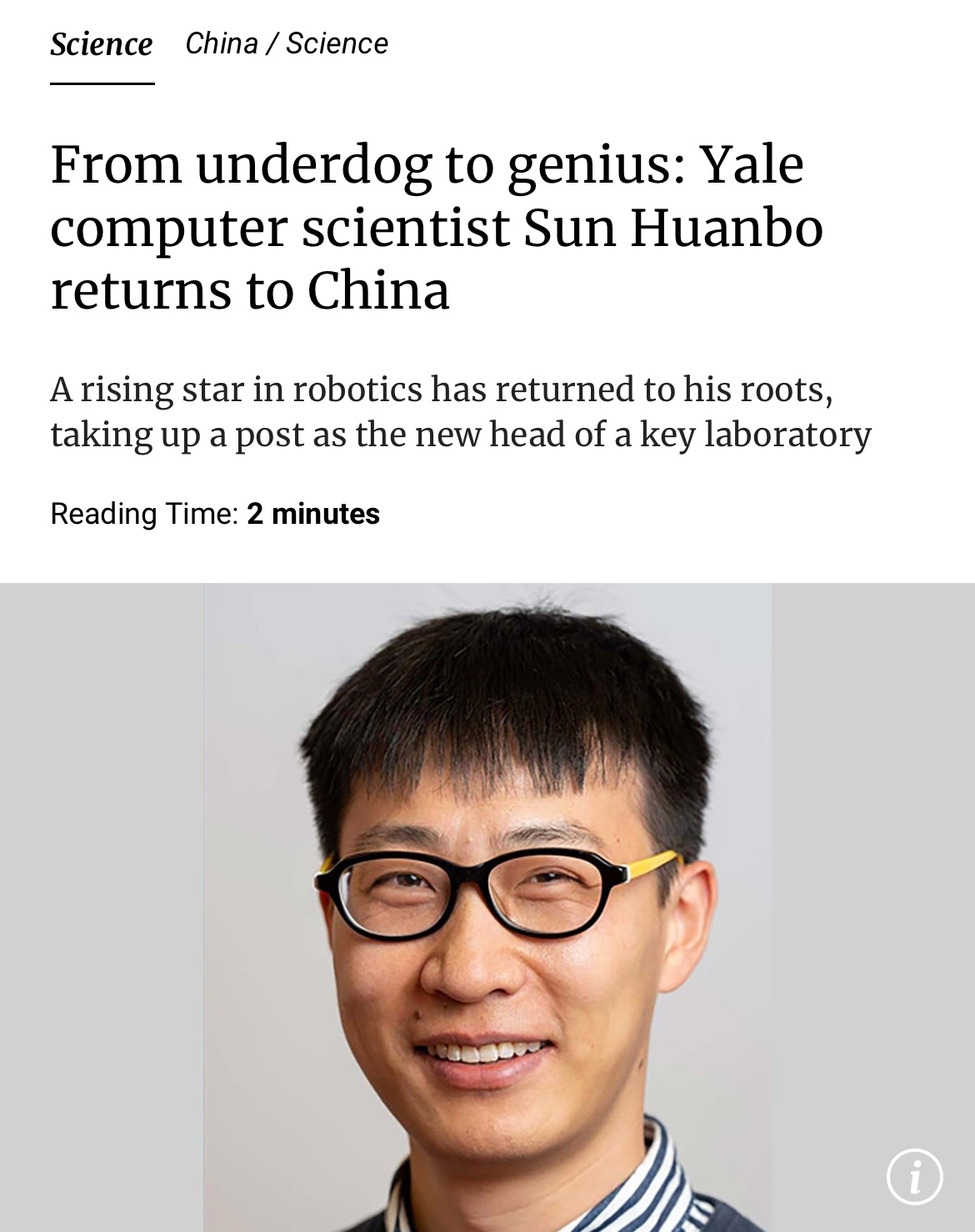 Another smart Chinese scientist left US returned to China – Business Blog