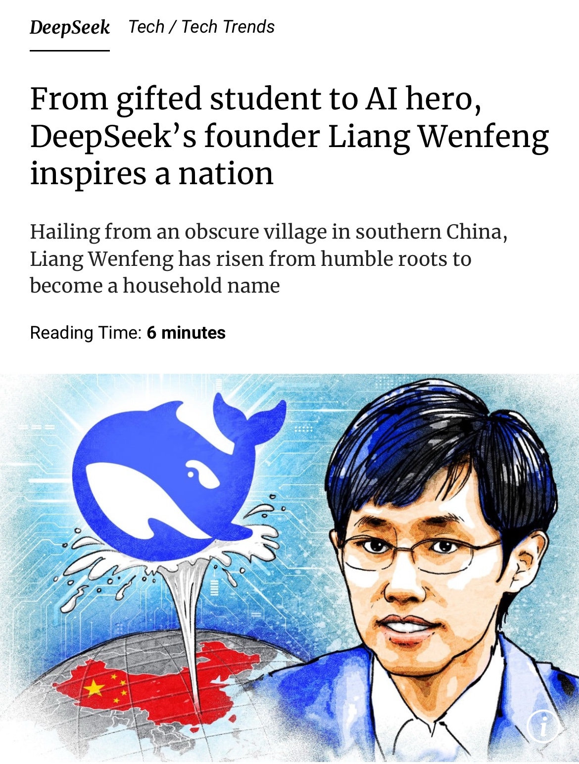 Liang Wenfeng excelled in China’s public education system, which ...