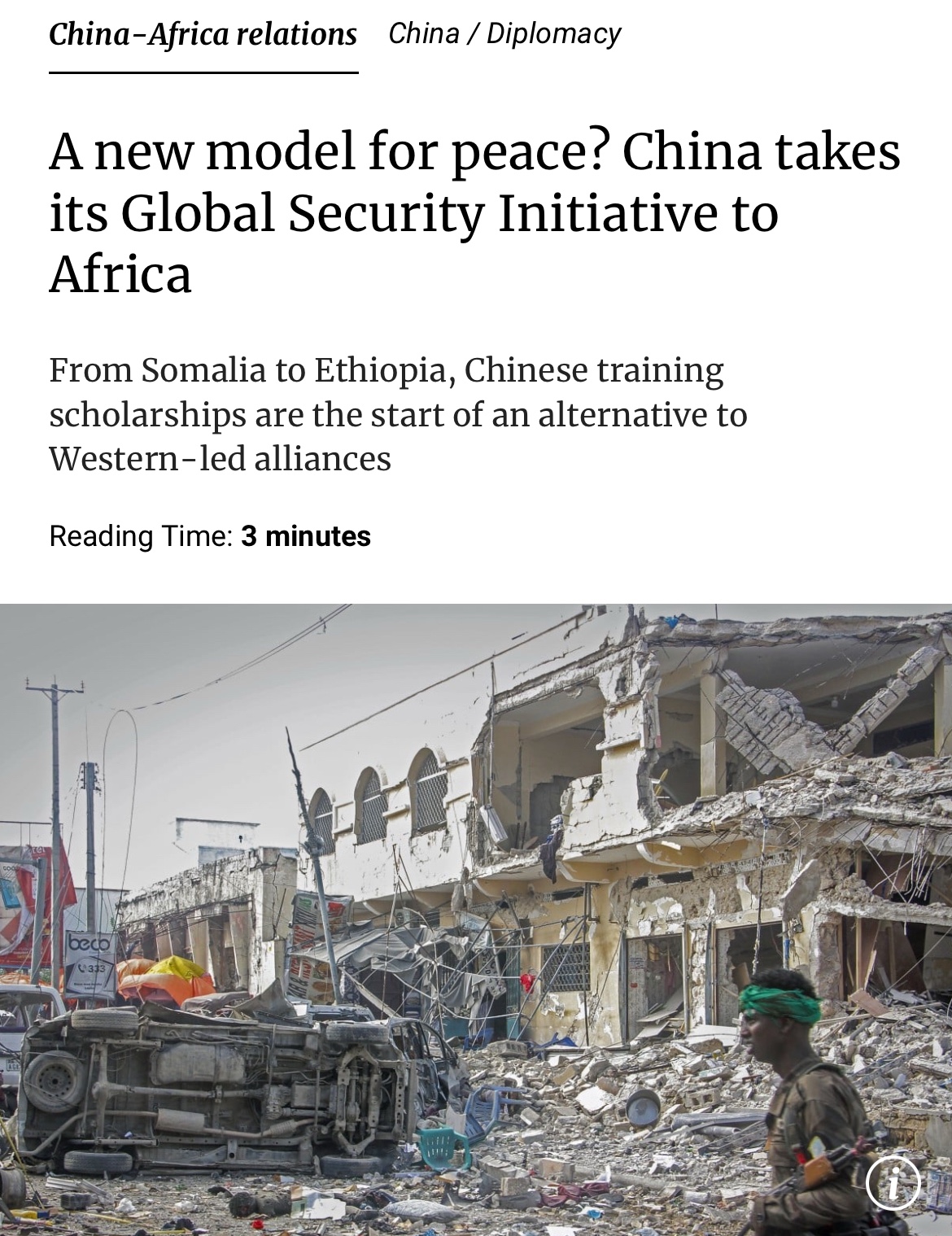 SCMP: A new model for peace? China takes its Global Security Initiative ...