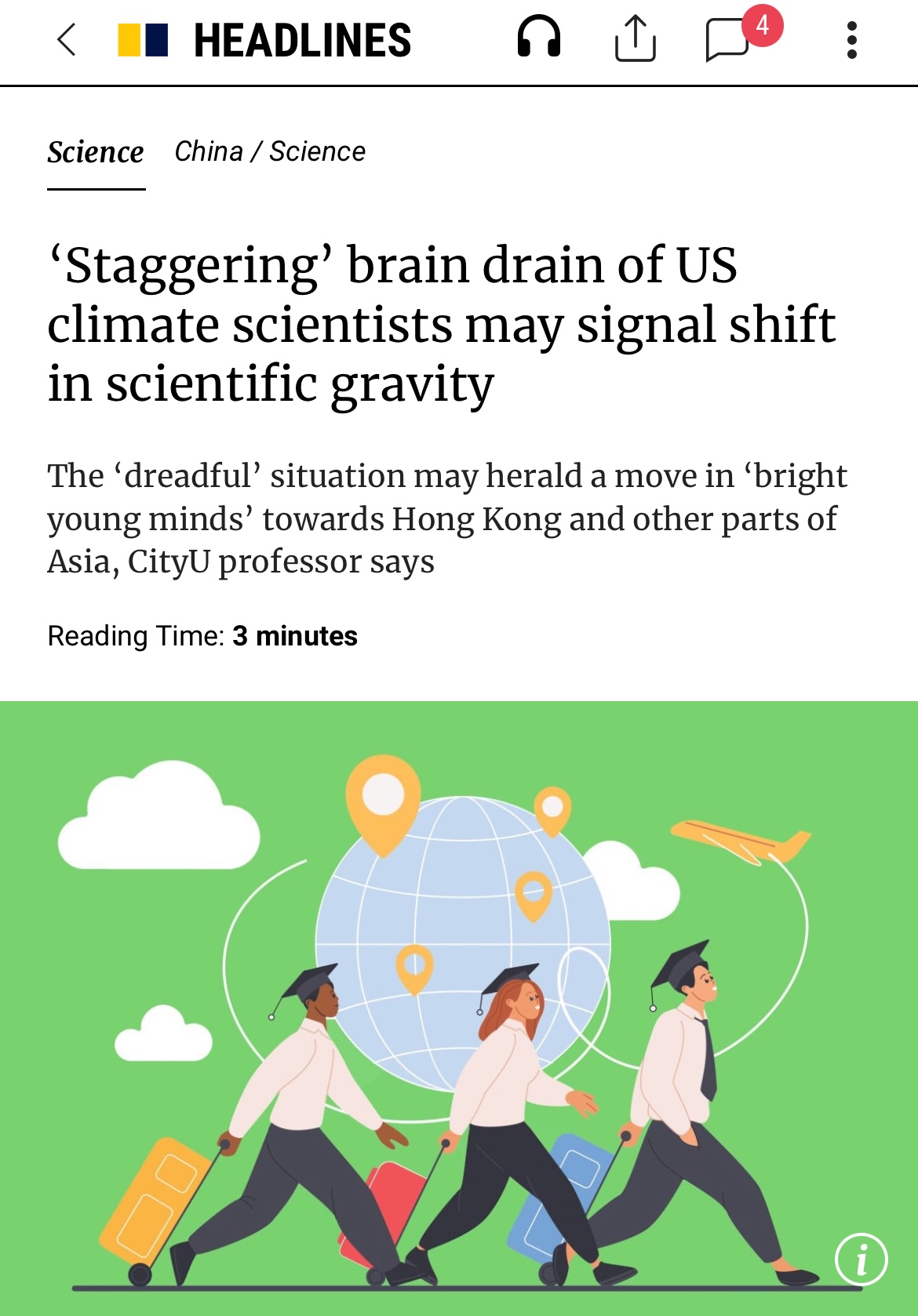 SCMP: Brain drain of US climate scientists may signal shift in ...