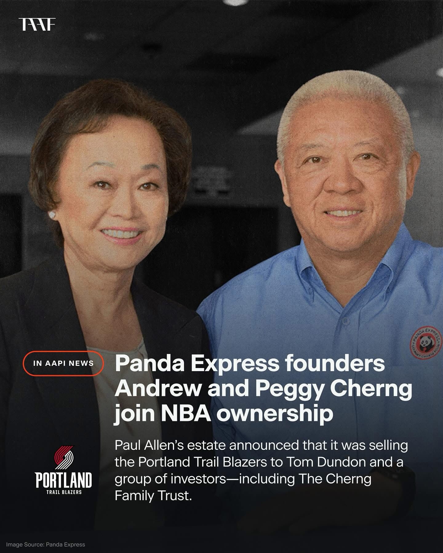 Cherng Family Trust is stepping into the sports world as part of the ...