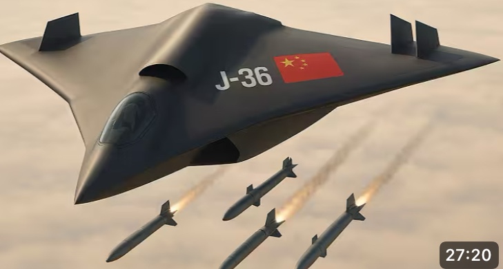 Video: J-36: China’s Sixth-Generation Stealth Fighter Jet Shaking the ...