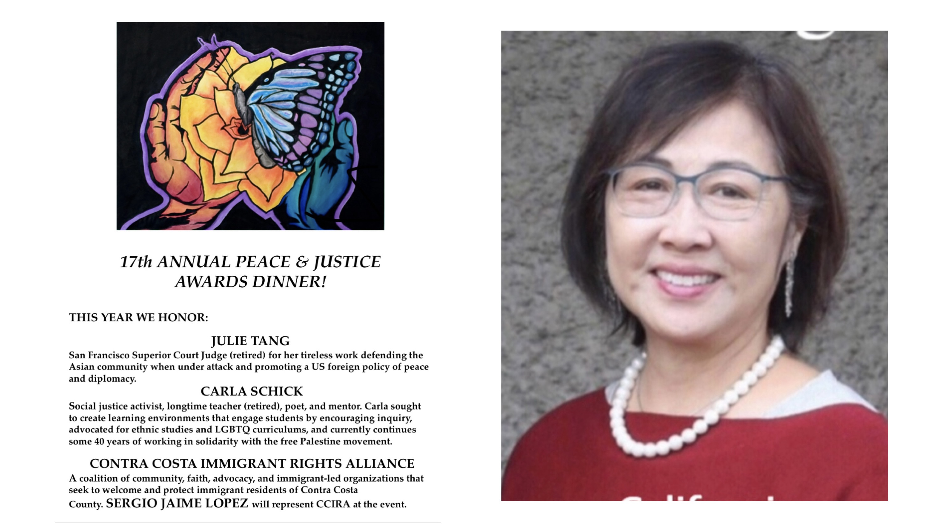 Judge Julie Tang acceptance speech Video with Chinese subtitles: Mt ...